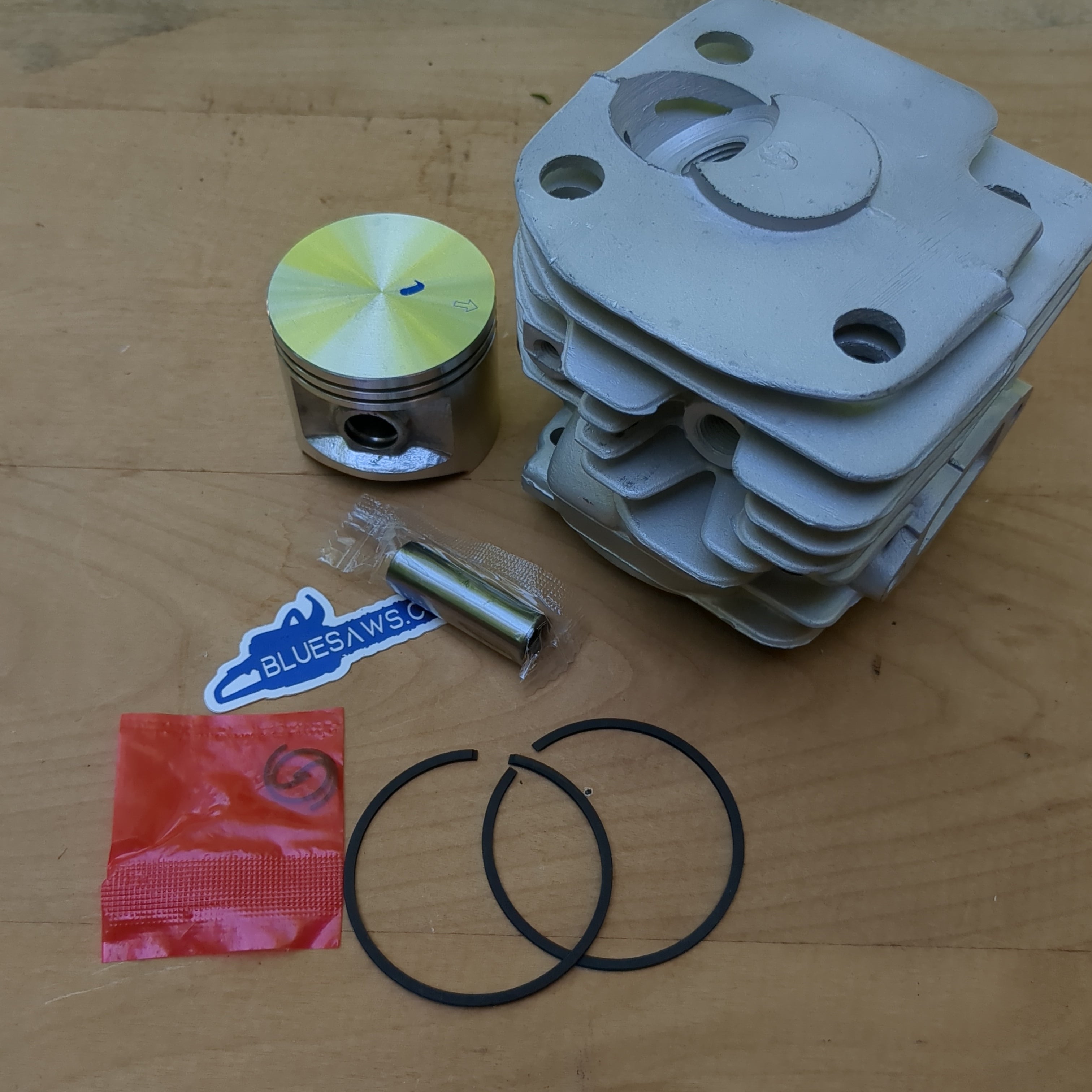 BLUESAWS 50MM Cylinder Piston Kit for HUSKY 362 365 371 372 OEM# 503 9