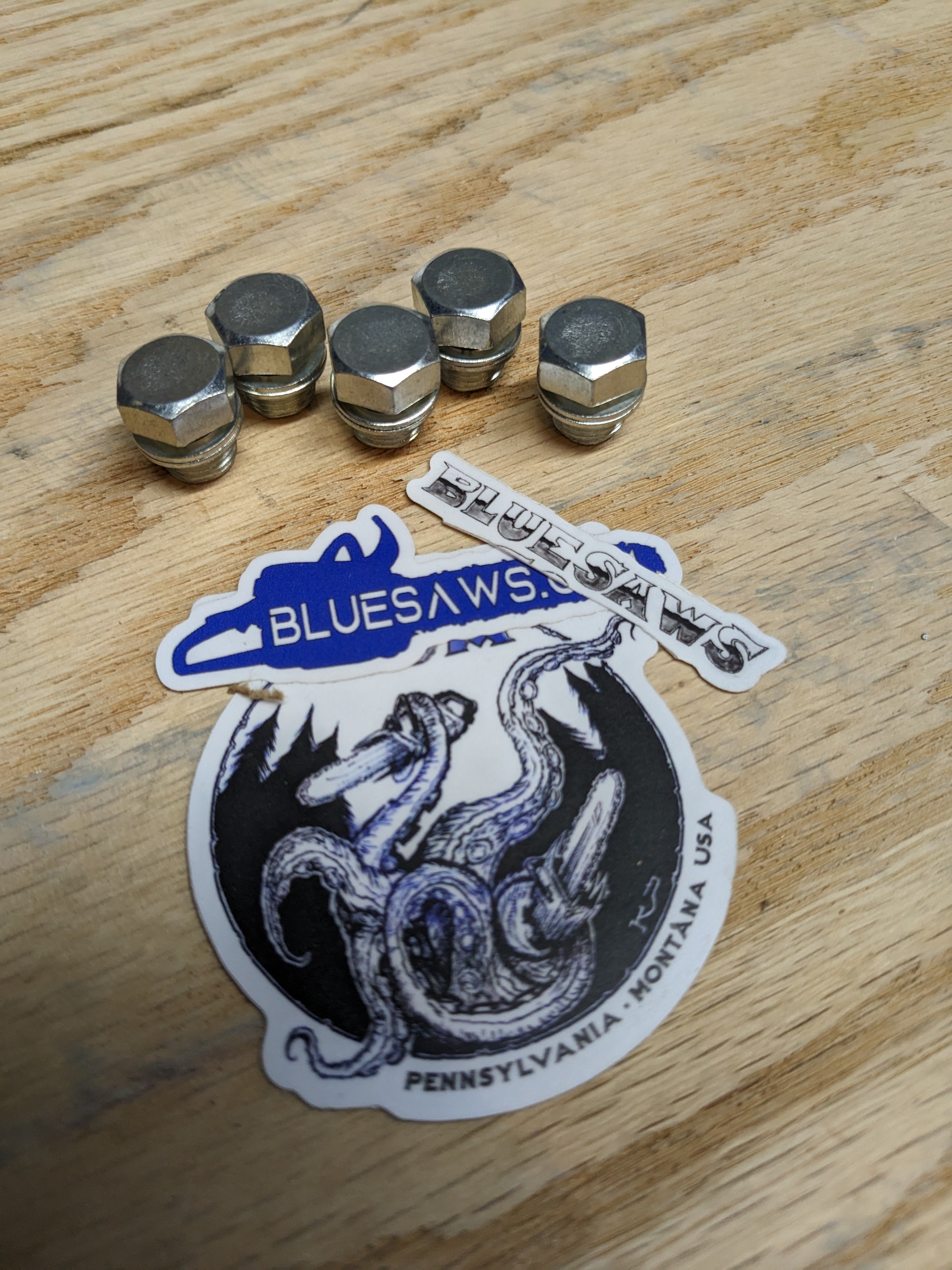 BLUESAWS BULK 5-pack decomp plug decompression plug fits most Stihl an